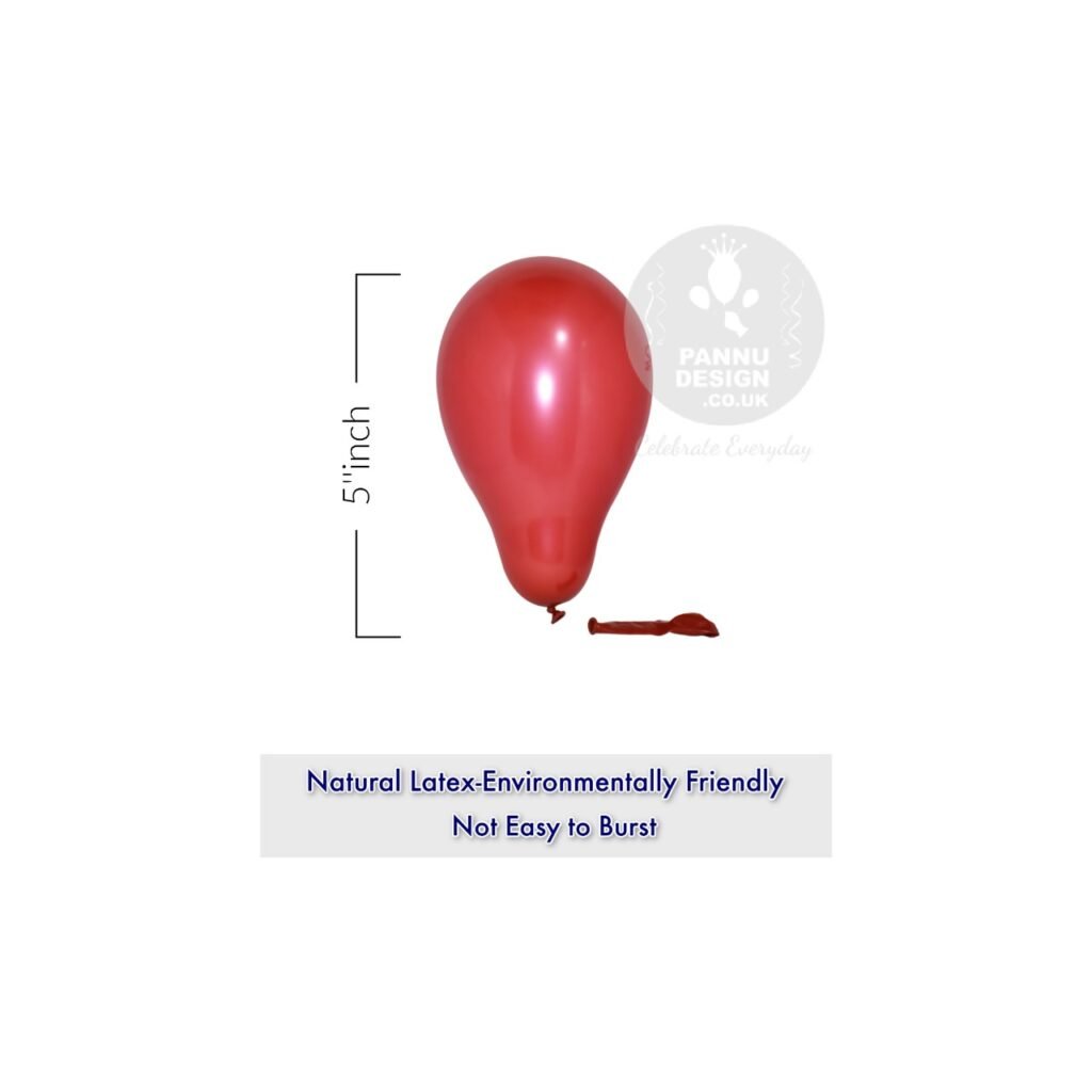Wine Red Latex Balloons - Pannu Design